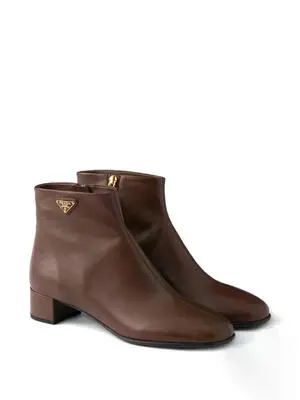Prada Nappa Leather Ankle Boots