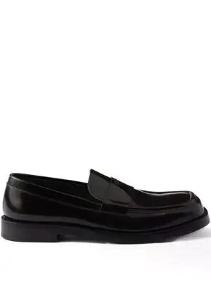 Prada Brushed Leather Loafers