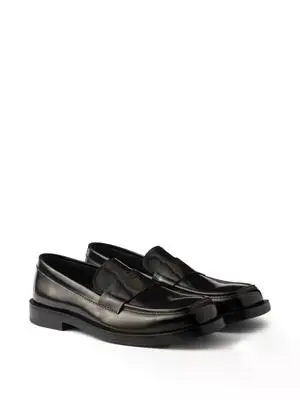 Prada Brushed Leather Loafers