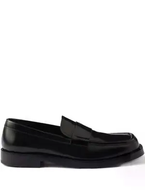 Prada Brushed Leather Loafers