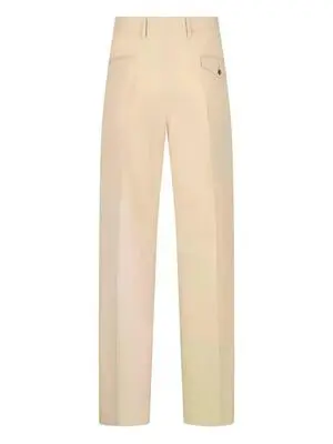 Paul Smith Pleat-detail Straight Leg Trousers - Neutrals