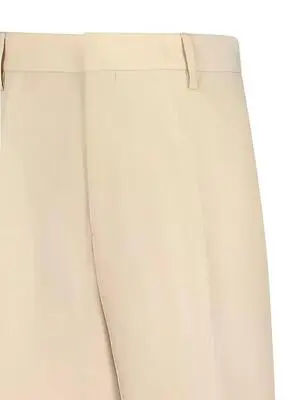 Paul Smith Pleat-detail Straight Leg Trousers - Neutrals