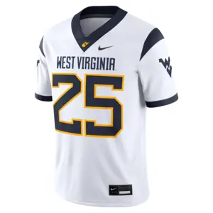 Nike West Virginia College Game Jersey - White