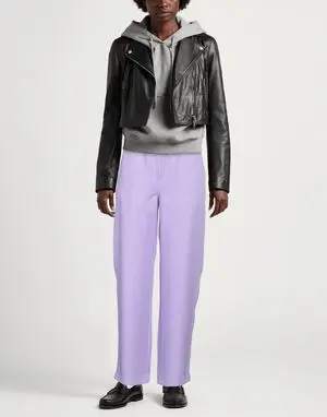 JIJIL Straight-leg Drawstring Pants - Purple