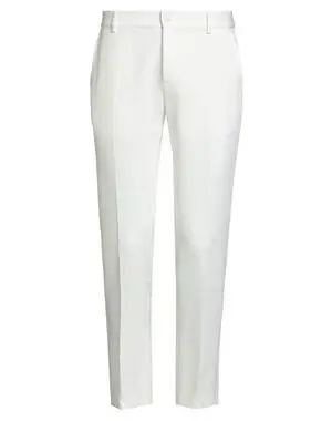 DANIELE ALESSANDRINI Tailored Tapered Leg Pants Off White
