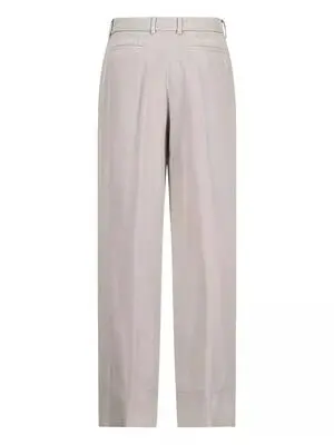 PT TORINO Pleated Straight Leg Trousers