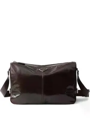 Prada Leather Crossbody Bag - Brown