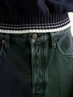 Prada Five-pocket Over-dyed Jeans