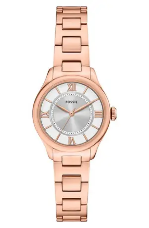 Fossil Gilmore Bracelet Watch - Rose/silver