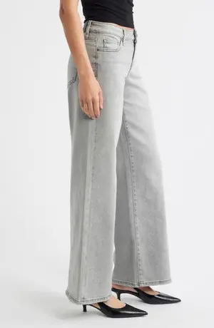 HIDDEN JEANS Mid-rise Wide Leg Jeans