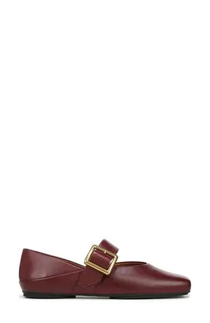 Franco Sarto Oakes Square Toe Flat - Bordo Red