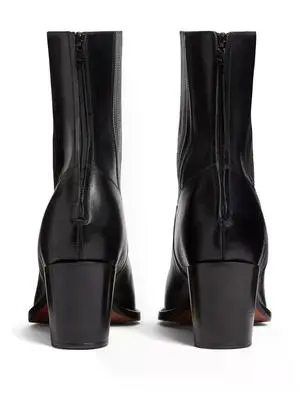 Dsquared2 Zip-up Leather Boots