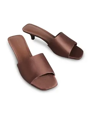 Women's Leather Mule Sandals