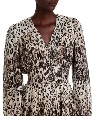 Elie Tahari The Alba Leopard Print Dress