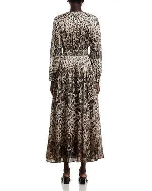 Elie Tahari The Alba Leopard Print Dress
