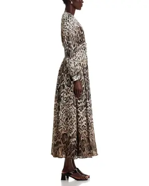 Elie Tahari The Alba Leopard Print Dress