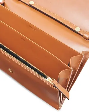 Gerard Darel Envelope Clutch - Cognac