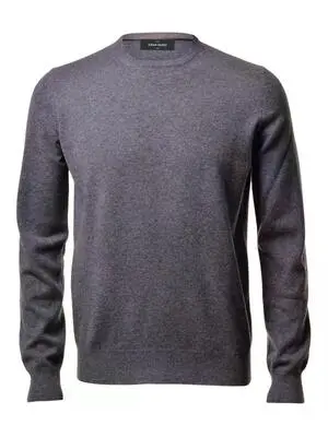 GRAN SASSO Cashmere Crew-neck Sweater - Grey