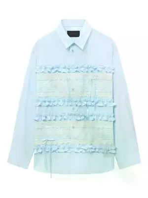 Simone Rocha Lace-insert Ruffled Shirt