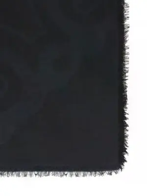 Max Mara Eguale Abstract-print Fringed Stole