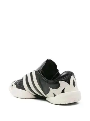 Y3 Leather Slip-on Sneakers - Black