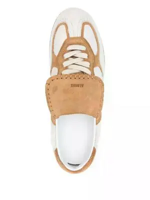 ALOHAS Suede Lace-up Sneakers - White