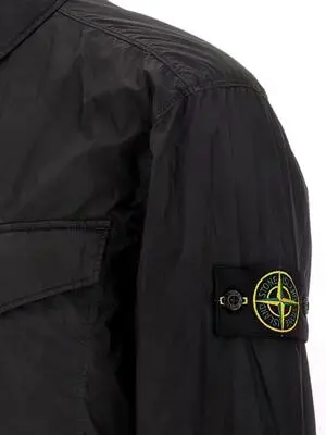 Stone Island Compass-motif Jacket - Black