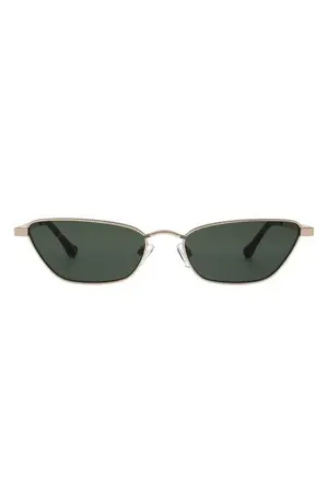 FLORENCE BY MILLS 56mm Cat Eye Sunglasses - Gold Tort