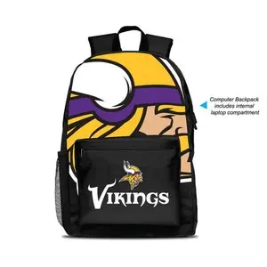 MOJO Minnesota Vikings Large Logo Fan Backpack - Black