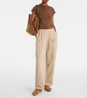 JIMMY CHOO Manon Fringed Suede Boat Shoes - Brown