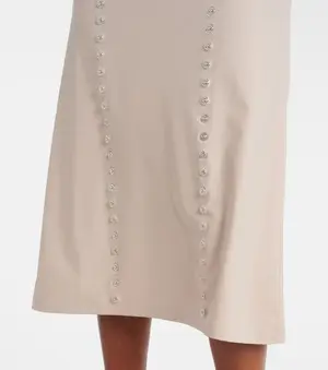 Coperni Embellished Midi Dress