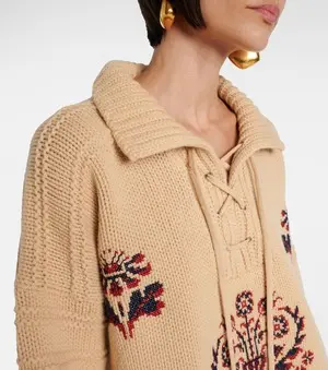 Etro Wool And Cashmere Sweater - Beige