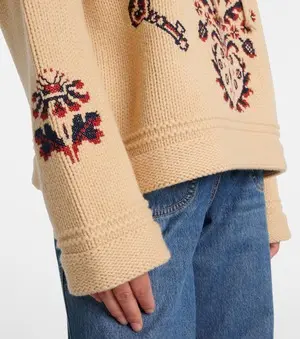 Etro Wool And Cashmere Sweater - Beige