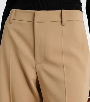 Ralph Lauren Corrine Low-rise Wool Wide-leg Pants