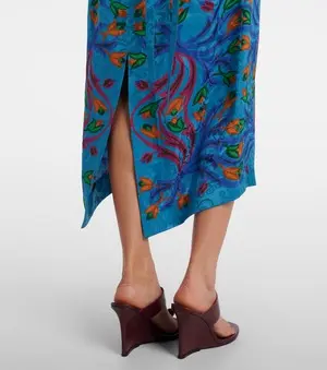 Etro Printed Midi Dress