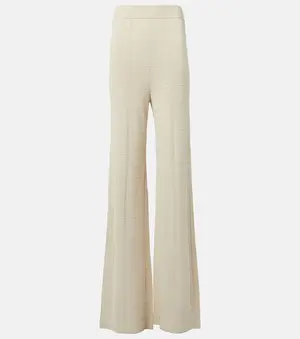 JOSEPH Knitted High-rise Flared Pants