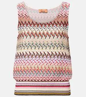 Missoni Zigzag Lamé Top