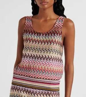 Missoni Zigzag Lamé Top