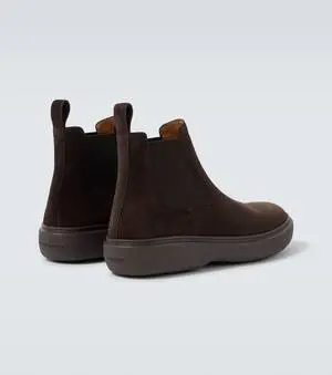 Giorgio Armani Suede Ankle Boots