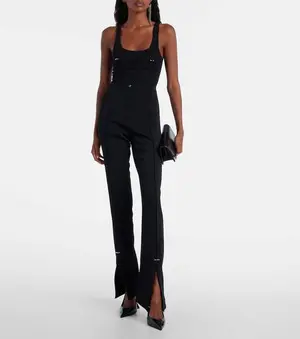 MUGLER High-rise Flared Trousers