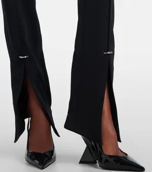 MUGLER High-rise Flared Trousers