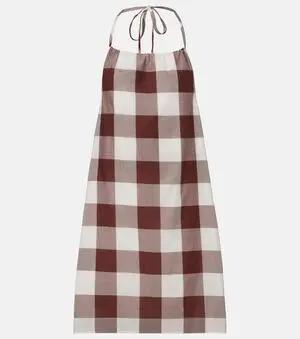 Posse Callie Gingham Cotton Minidress - Multicoloured
