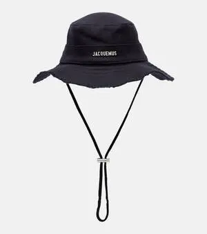 Jacquemus Artichaut Cotton Canvas Bucket Hat - Blue