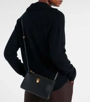TOM FORD Padlock Mini Leather Crossbody Bag