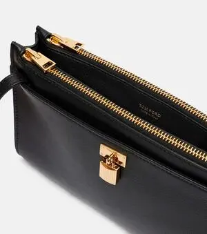 TOM FORD Padlock Mini Leather Crossbody Bag