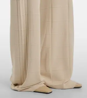 JOSEPH Knitted High-rise Flared Trousers