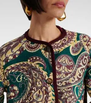 Etro Reversible Jacquard Coat