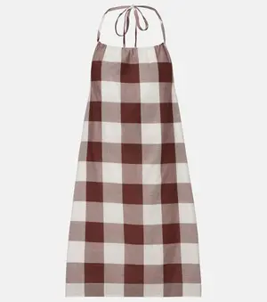 Posse Callie Gingham Cotton Minidress - Multicoloured