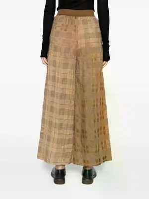 UMA WANG Checked Trousers