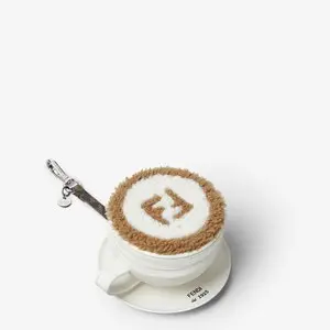 Fendi Cappuccino Cup Bag Charm